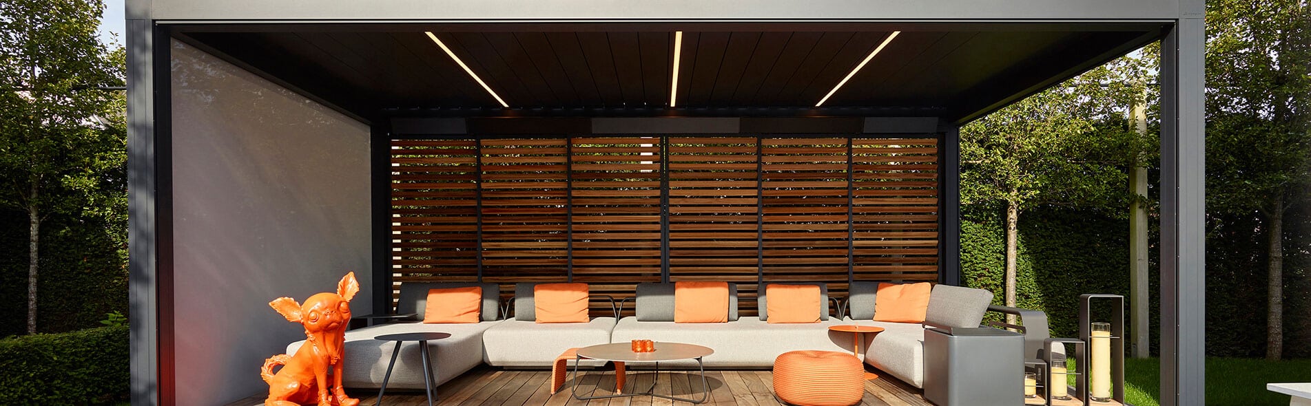 Danmarks bedste udvalg af markiser, pergolaer og solafskærmning.
